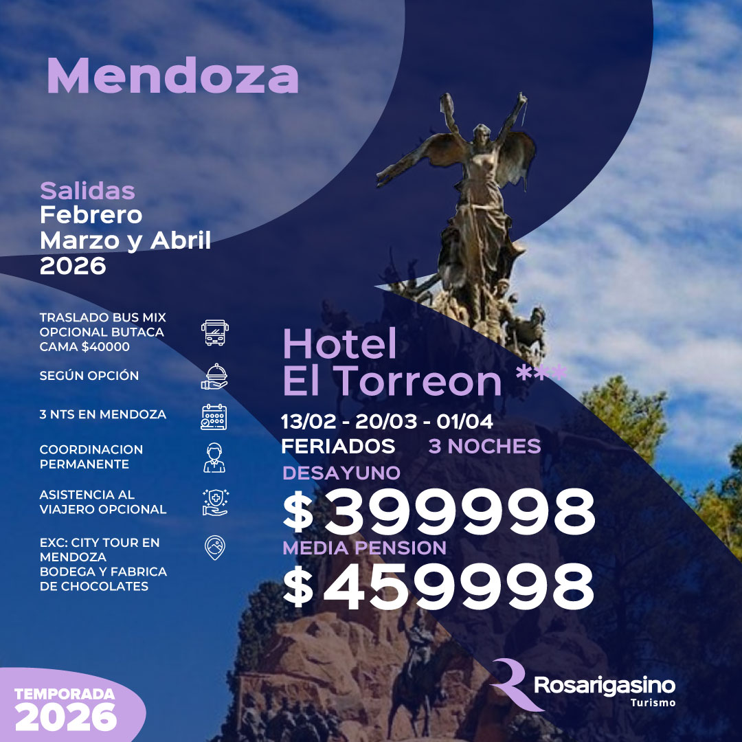 MENDOZA - TEMPORADA 2026